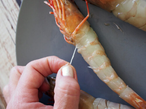 How to Stop Prawns Curling when Cooking