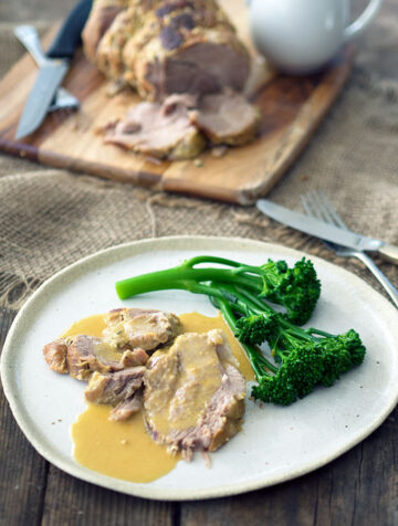 Milk Braised Pork with Marsala Sauce
