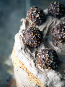 Seriously Delicious Hazelnut Sponge with Nutella Cream - Belly Rumbles