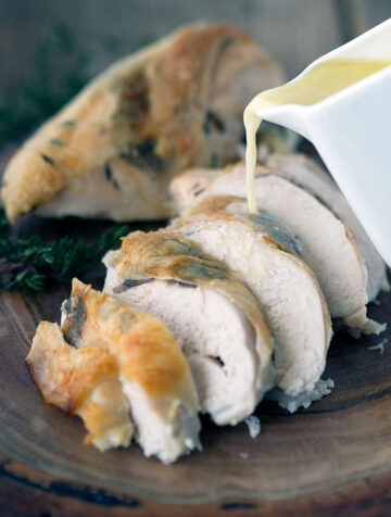 Black Truffle Chicken Breast Baked in Milk - Belly Rumbles