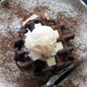 The Best Triple Chocolate Waffles Recipe - Belly Rumbles
