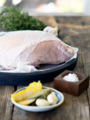 Poached Turkey Breast with Easy Gravy - Belly Rumbles