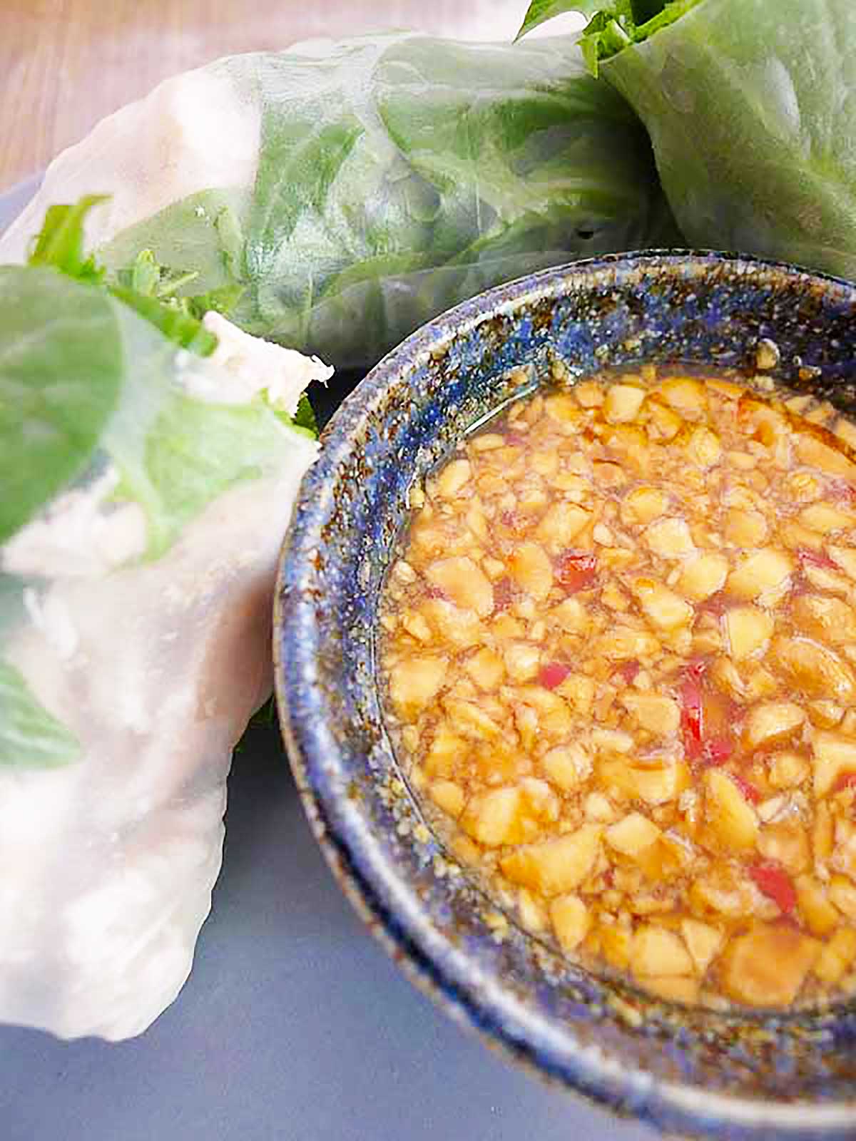 Vietnamese Spring Roll Sauce Peanut & Passion Fruit Dipping Sauce
