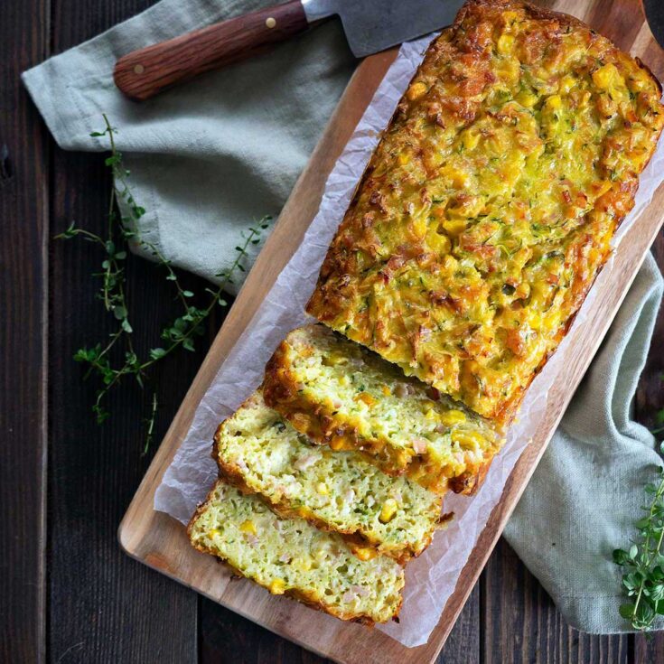 Zucchini Slice - Courgette any better? - Belly Rumbles