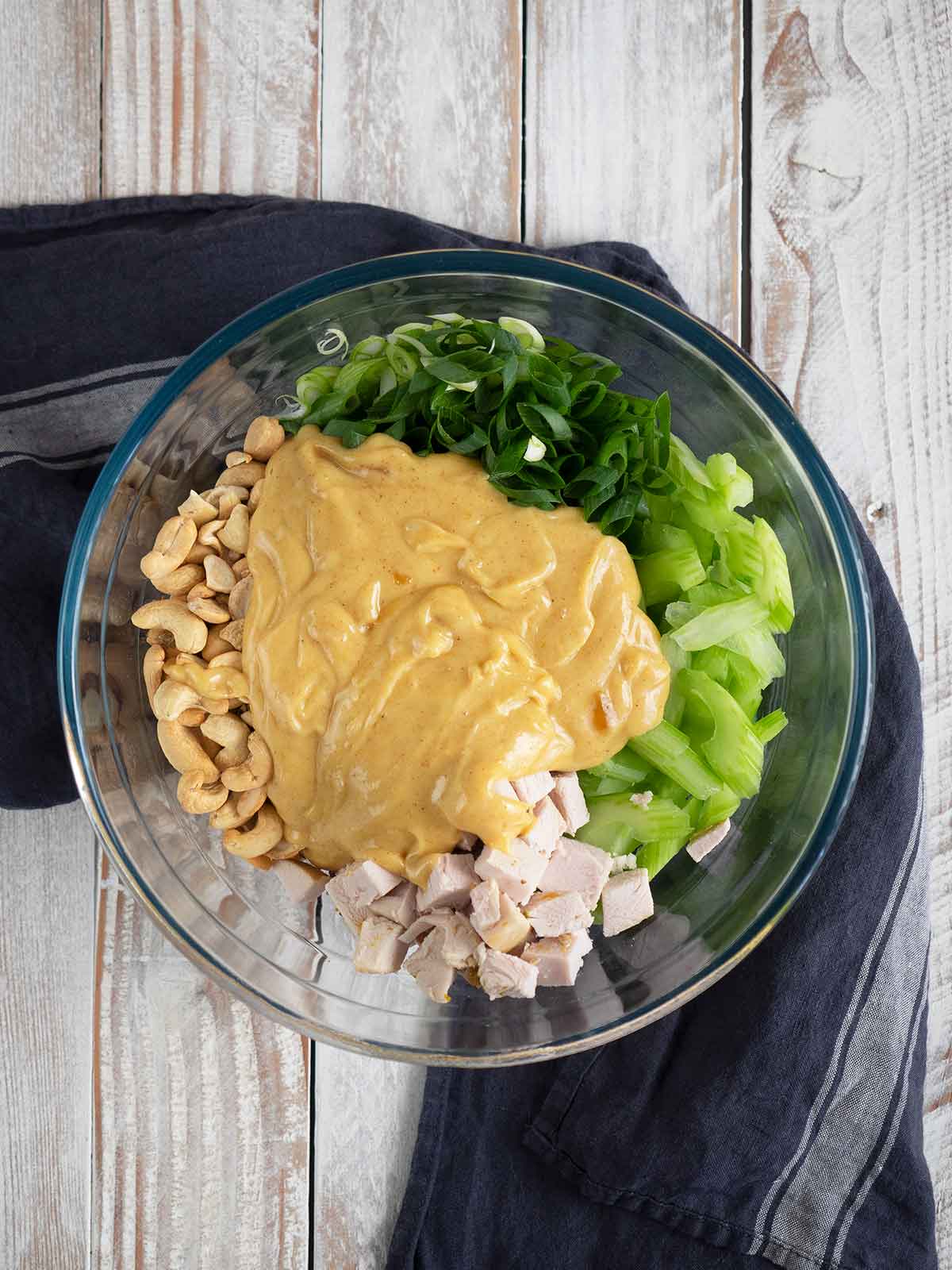 Moreish Curry Mango Turkey Salad - Belly Rumbles