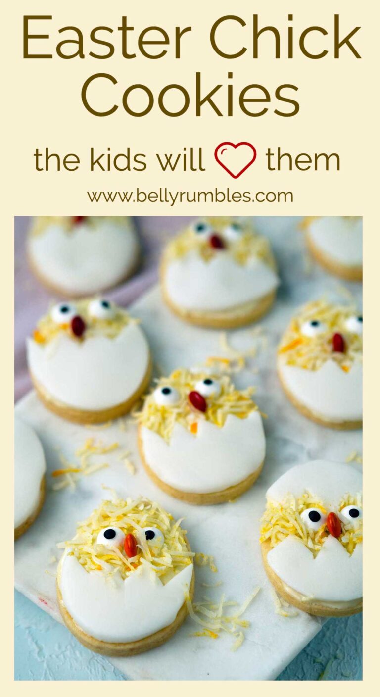 So Cute! Easter Chick Cookies | Belly Rumbles