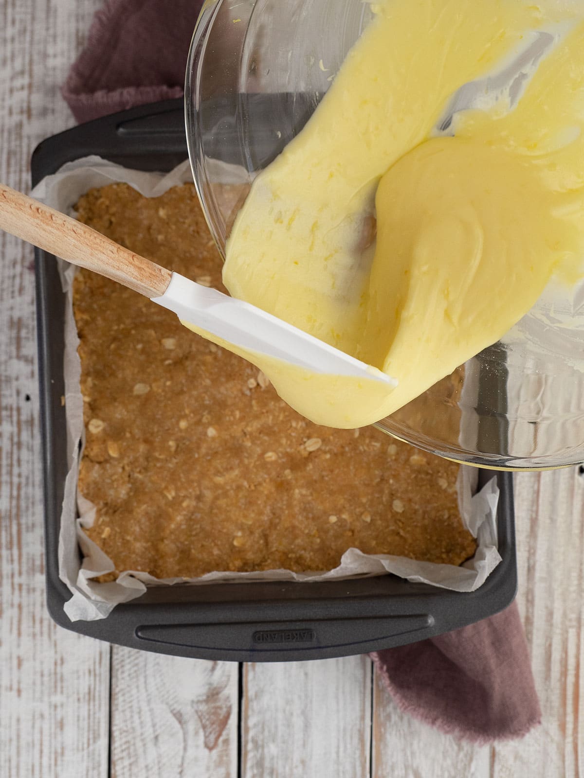 No Bake Lemon Slice - Belly Rumbles