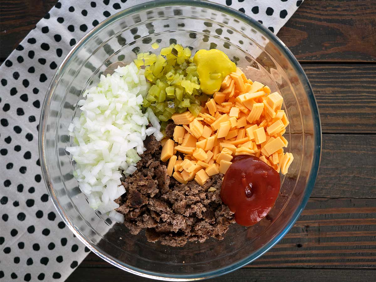 Cheeseburger Spring Rolls - Belly Rumbles