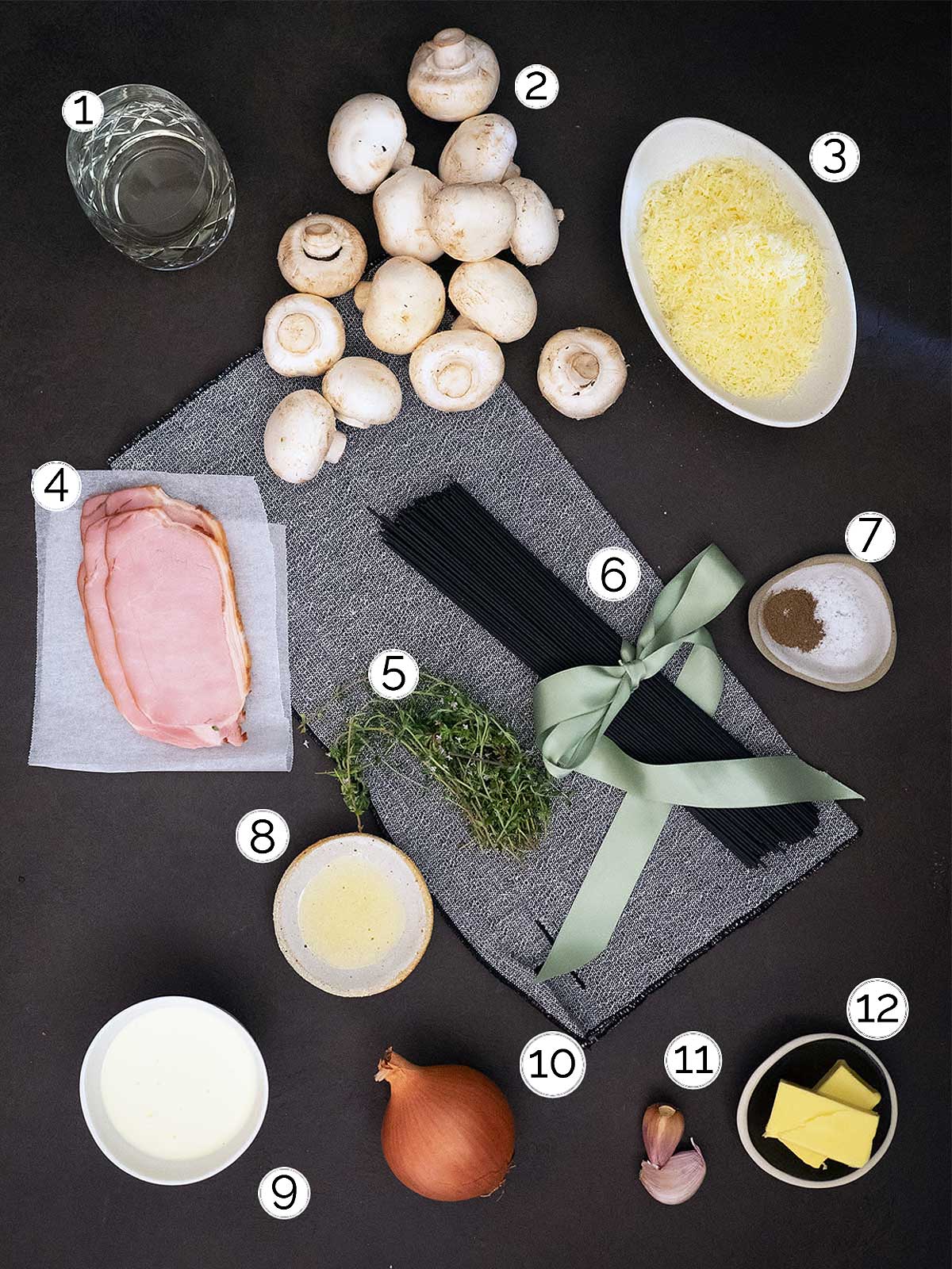 Mushroom Skulls Spooky Pasta - Belly Rumbles