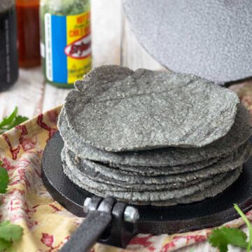 Blue Corn Tortillas - Quick & Easy - Belly Rumbles