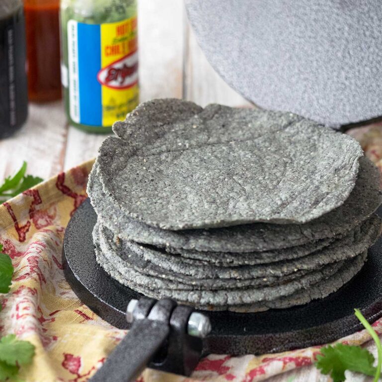 Blue Corn Tortillas - Quick & Easy - Belly Rumbles