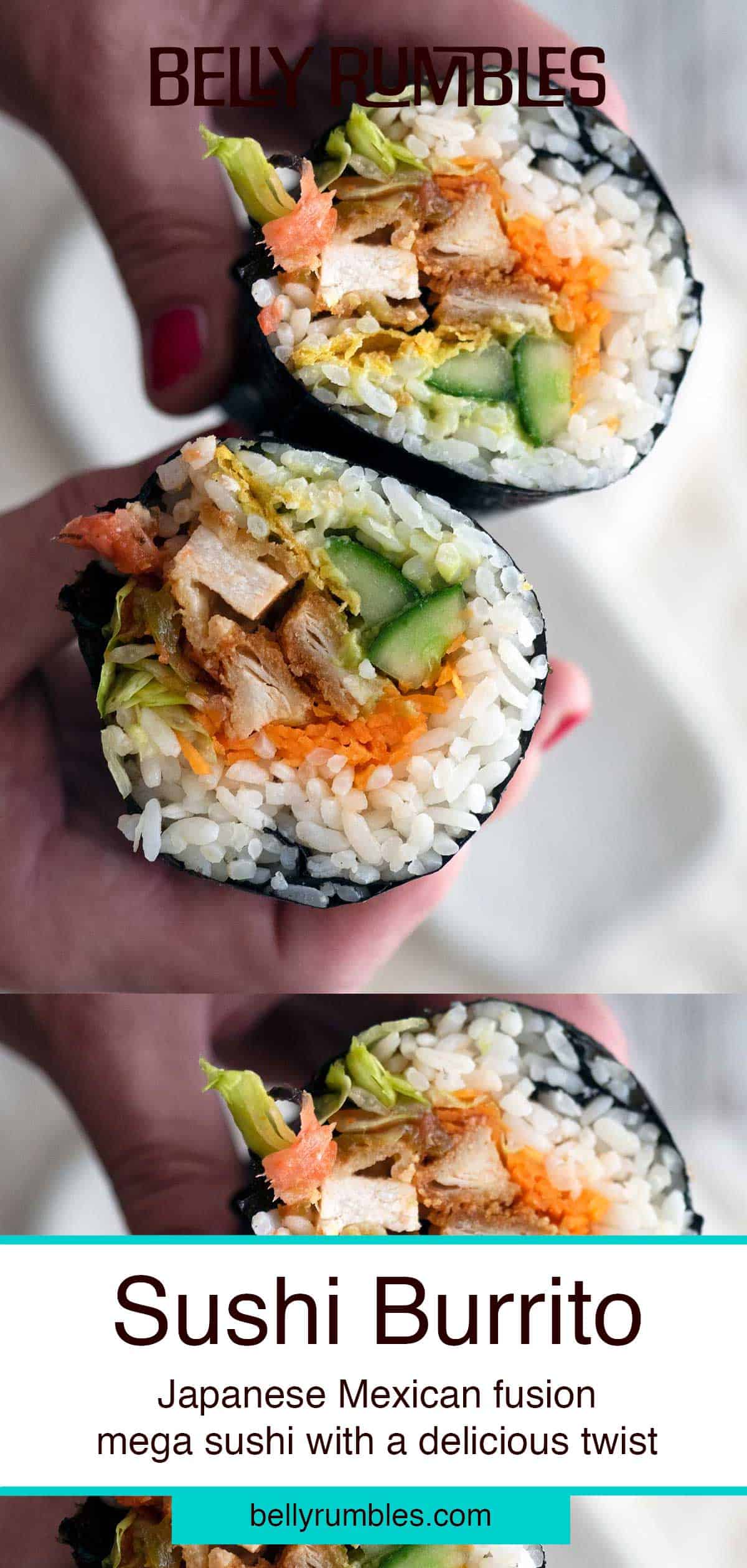 Sushi Burrito (Sushirrito) - Belly Rumbles