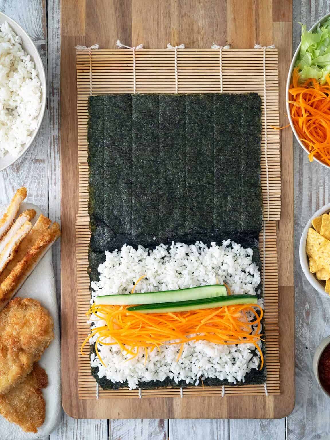 Sushi Burrito (Sushirrito) - Belly Rumbles