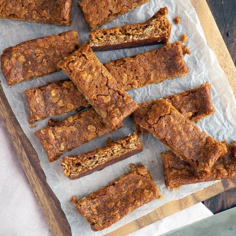 Delicious Chewy Anzac Slice Recipe - Belly Rumbles