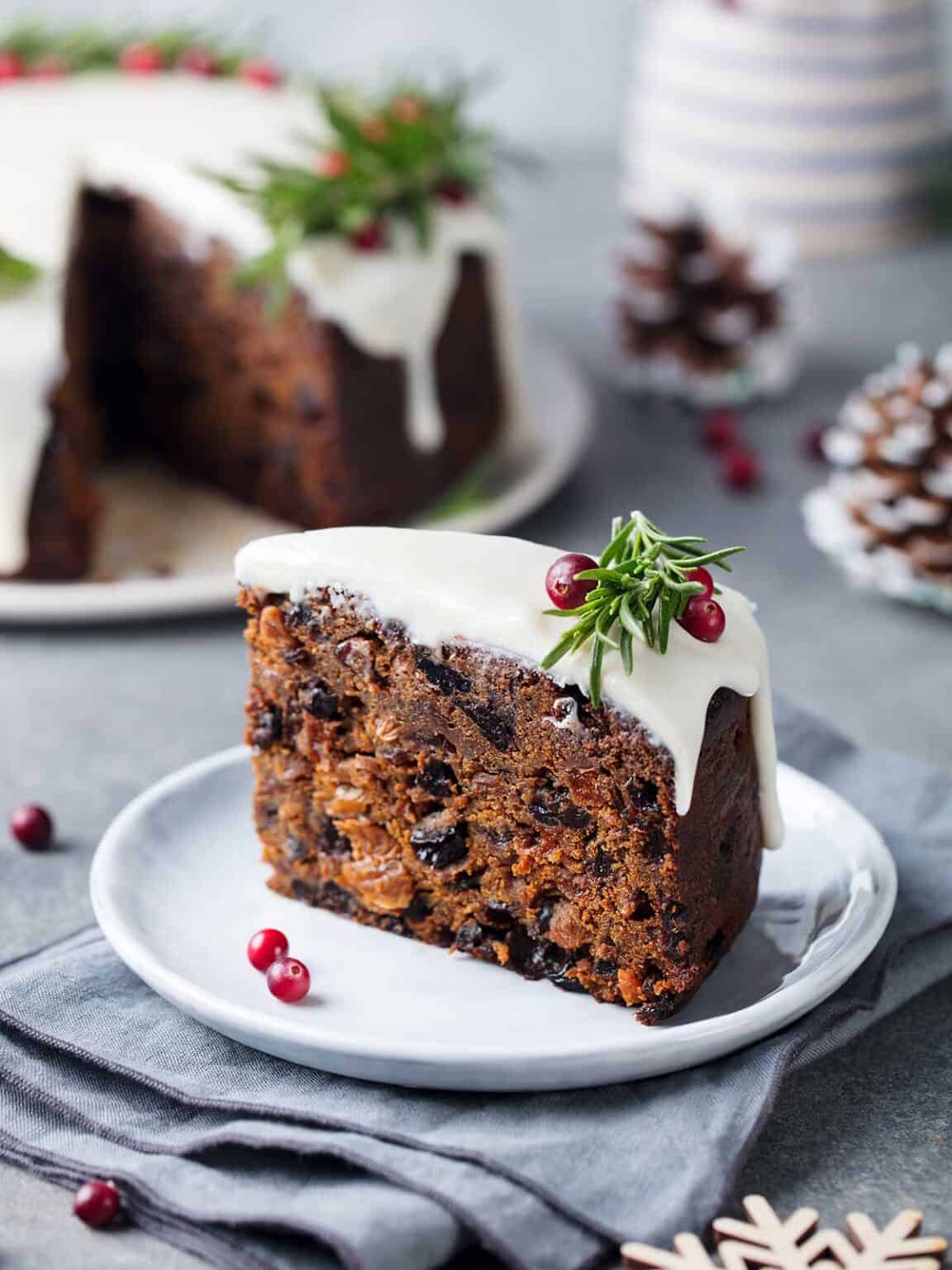 The Ultimate Christmas Fruit Cake Recipe - Belly Rumbles